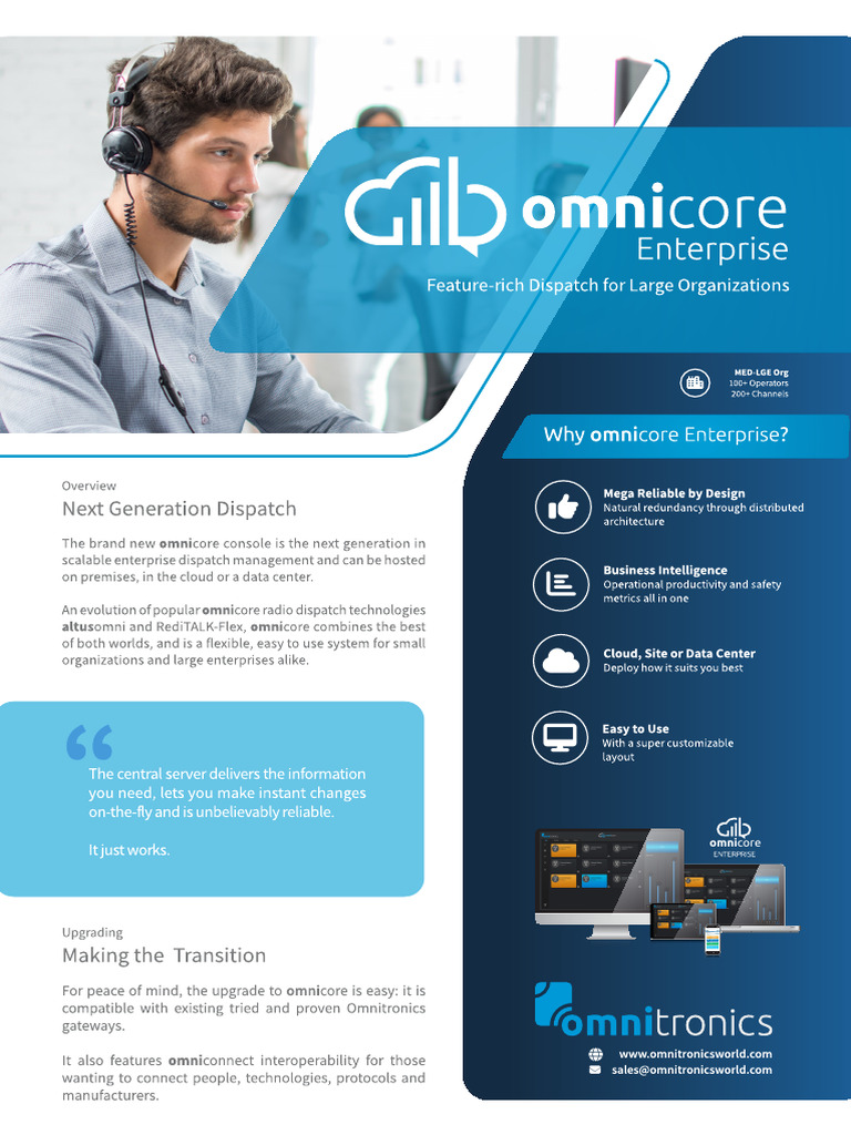 Omnicore Flyer | PDF | Server (Computing) | World Wide Web