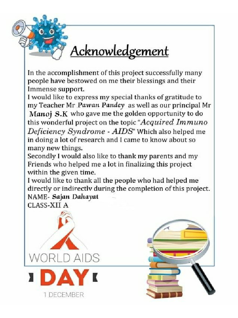 Class 12 Investigatory Project ... | PDF