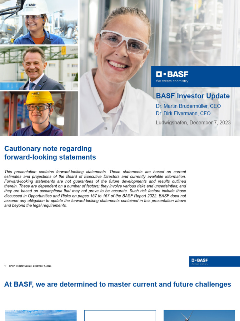 BASF-Investor-Update Presentation | PDF | Investing | Climate Change ...