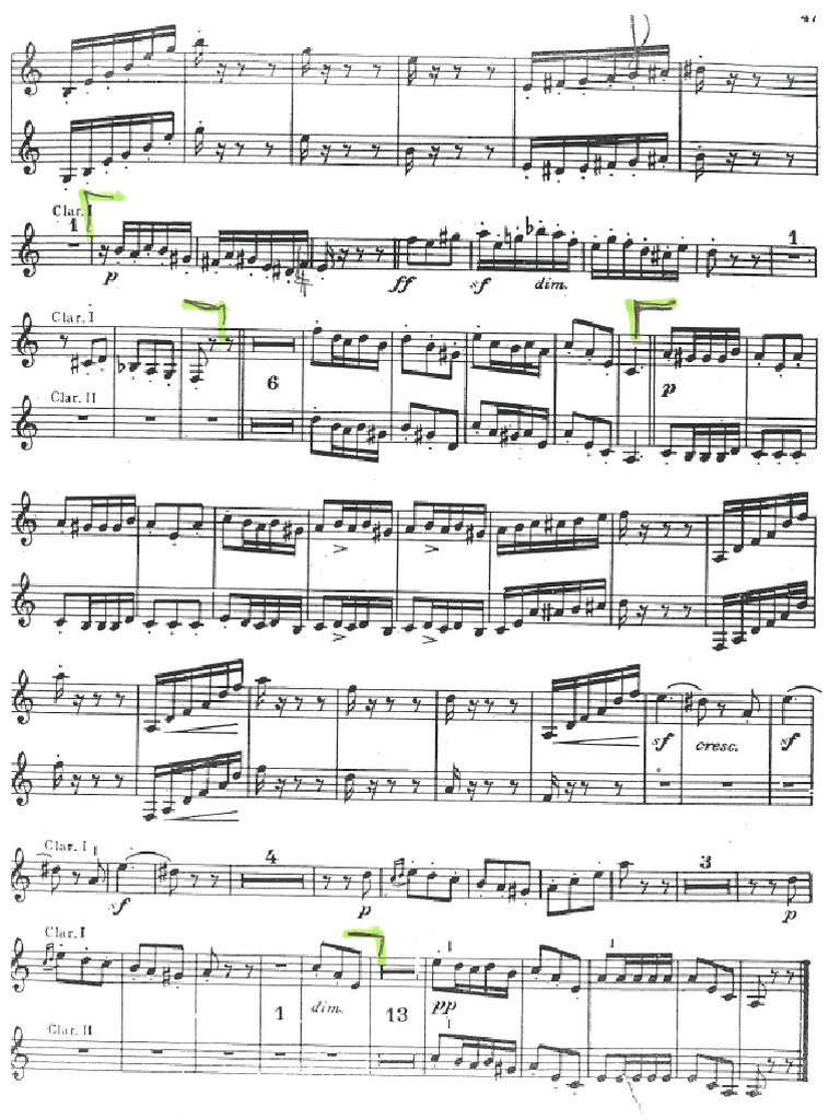 Clarinete (Mendelssohn Scherzo 2) | PDF