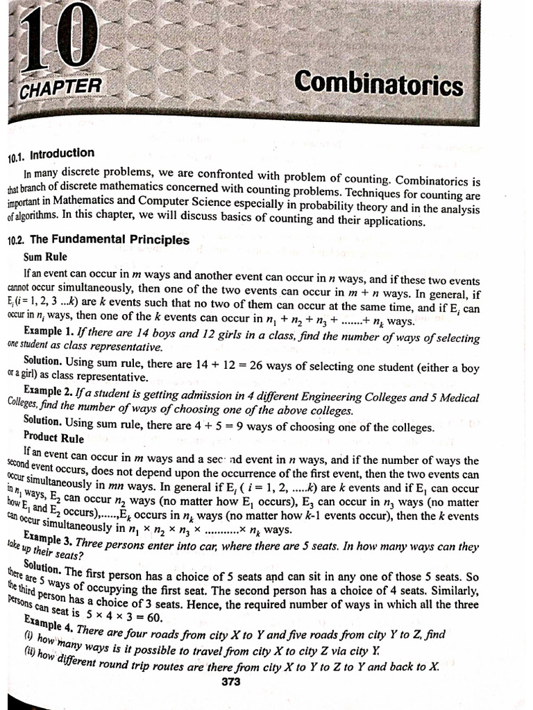 Permutations and Combinations | PDF