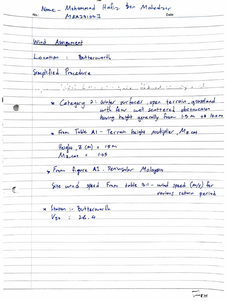 Wind Assignment | PDF