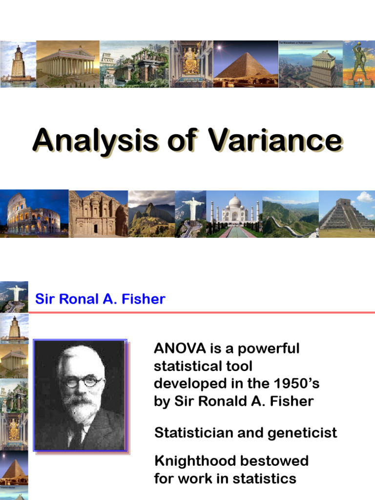 Anova | PDF | Analysis Of Variance | Variance