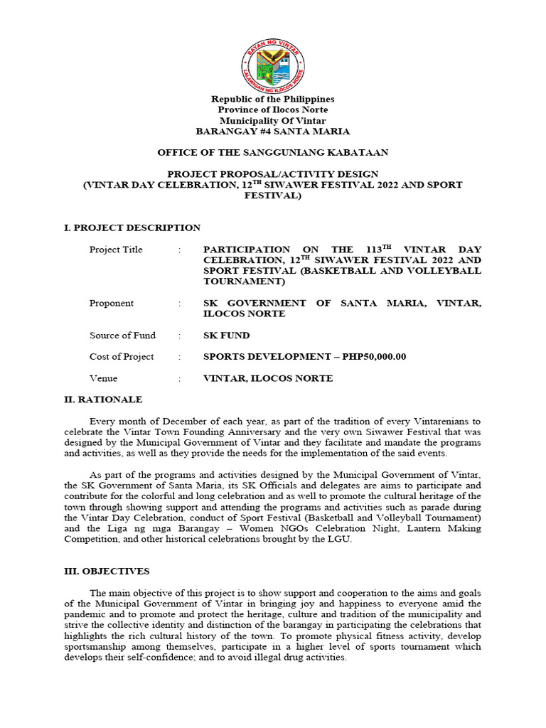 Project Proposal - SK Uniforms and Player | PDF