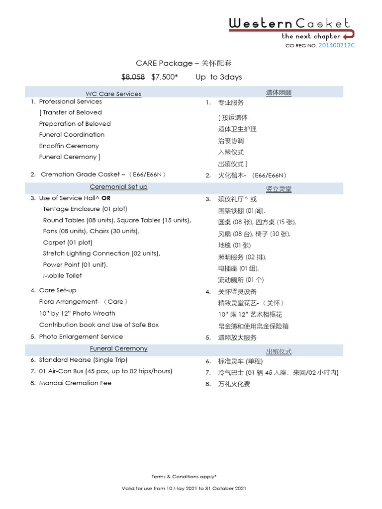 Ang Chin Moh Christian Package | PDF | Commemoration | Traditions