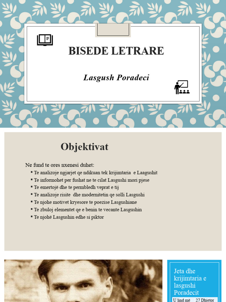 Bisede Letrare: Lasgush Poradeci | PDF