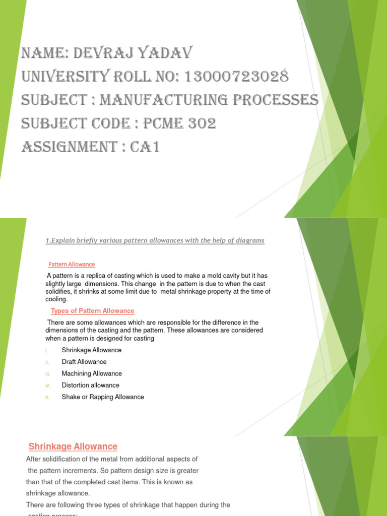 Devraj Yadav - PCME302 - CA1 | PDF | Materials | Secondary Sector Of The Economy