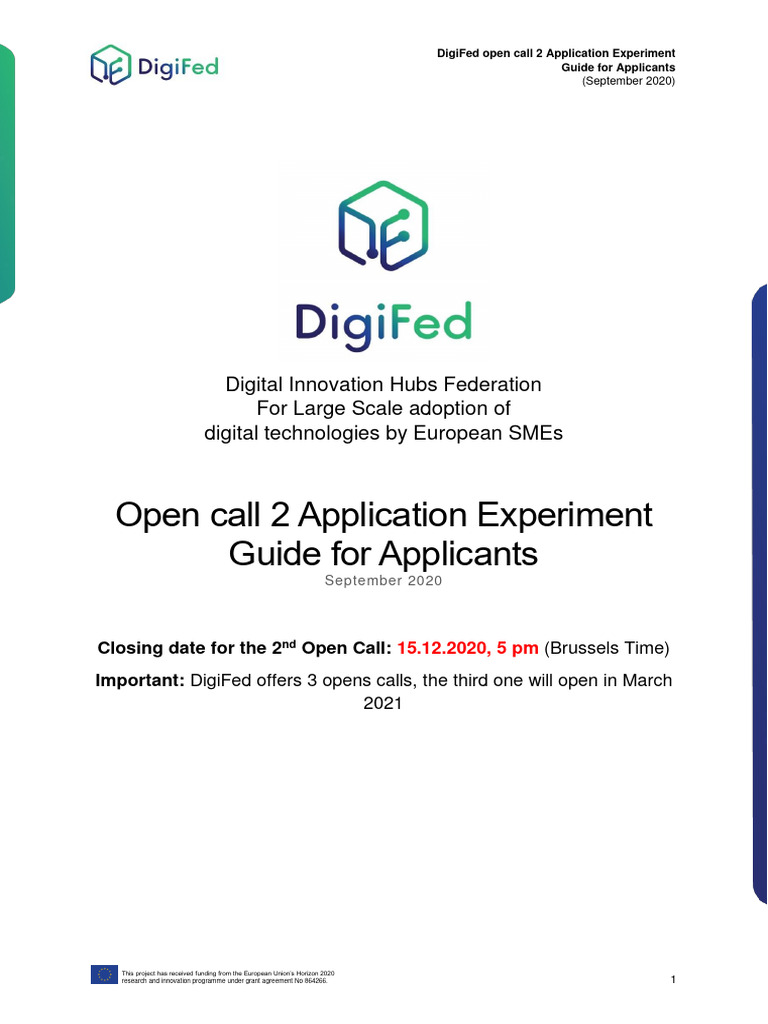 OC2 DigiFed GuideforApplicants v03 21092020 | PDF | Small And Medium Sized Enterprises | Business