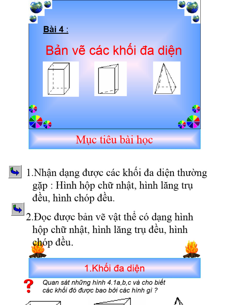 Bai 4 Ban Ve Cac Khoi Da Dien | PDF