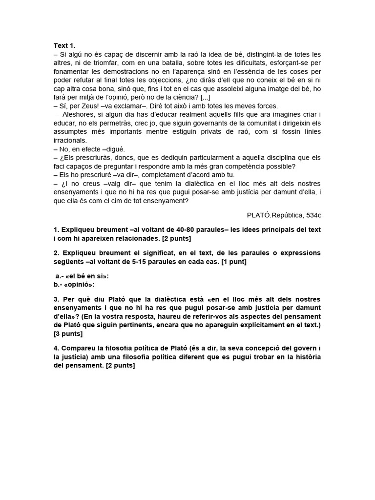 Text 1 Plató | PDF