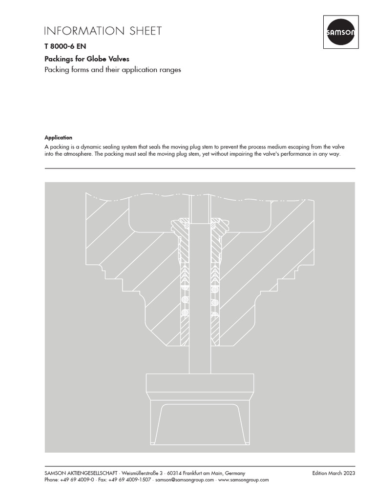 Packing | PDF | Valve | Leak