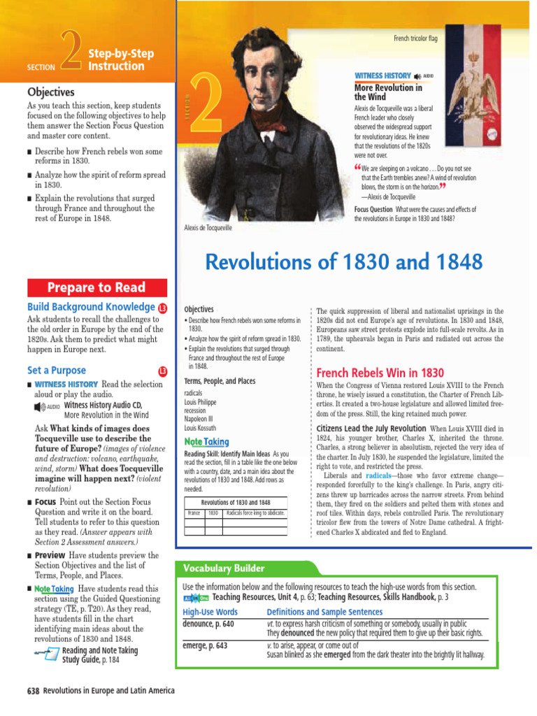 Revolutions 1830 and 1848 | PDF | Poland | France