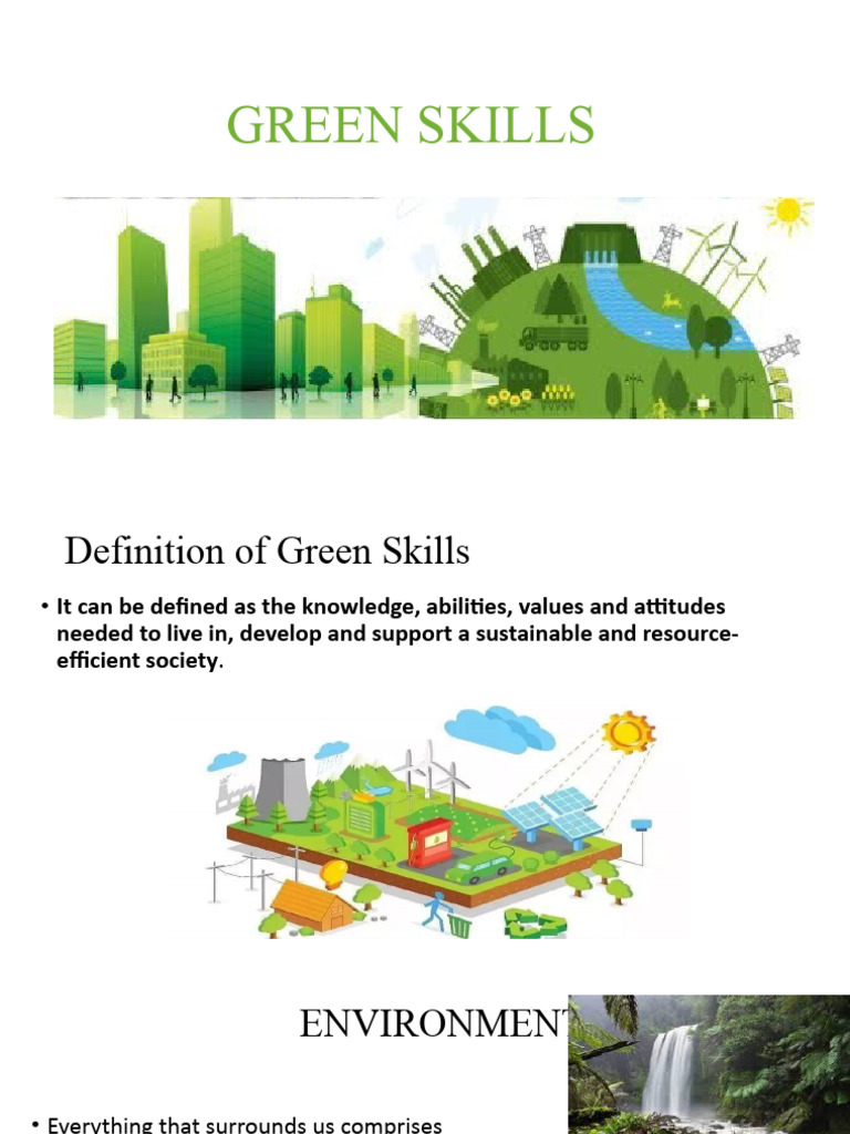 Green Skills | PDF | Natural Environment | Ecosystem