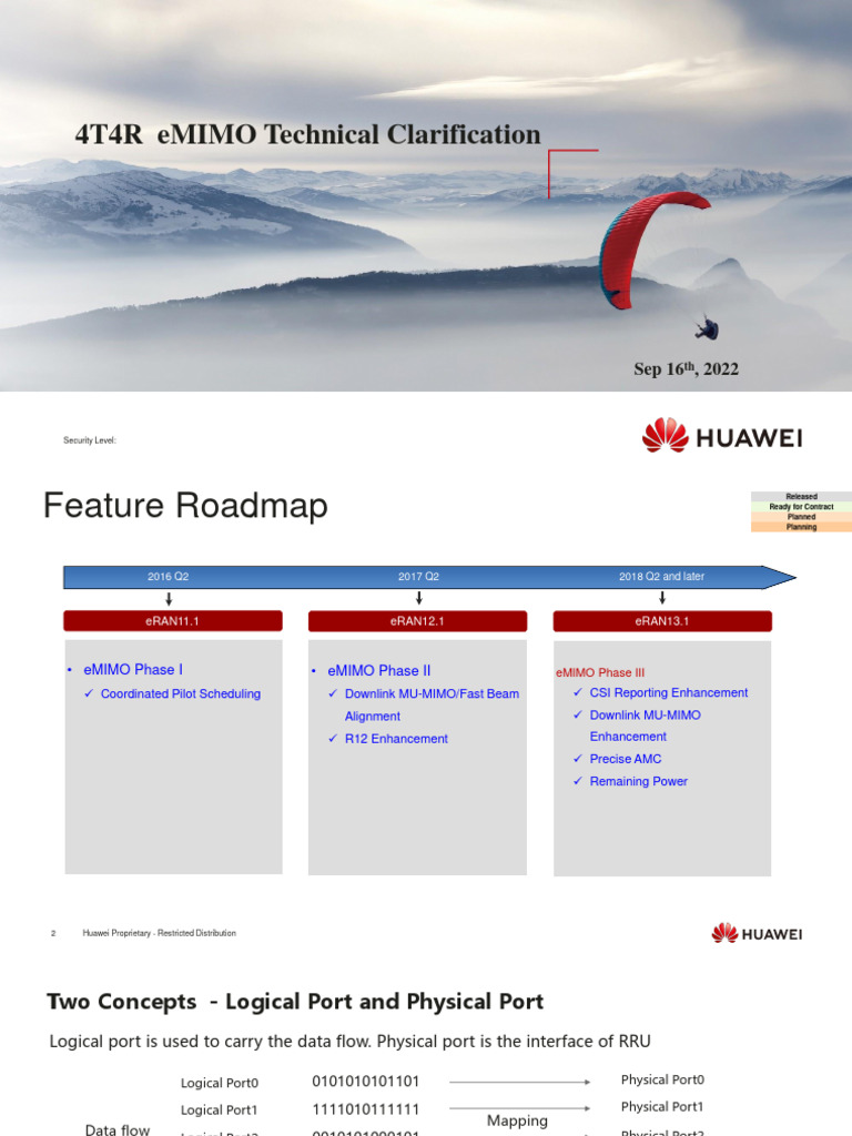 eMIMO Technical Clarification Guide | PDF | Telecommunications ...