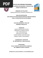 Portada Ipn Cicata | PDF