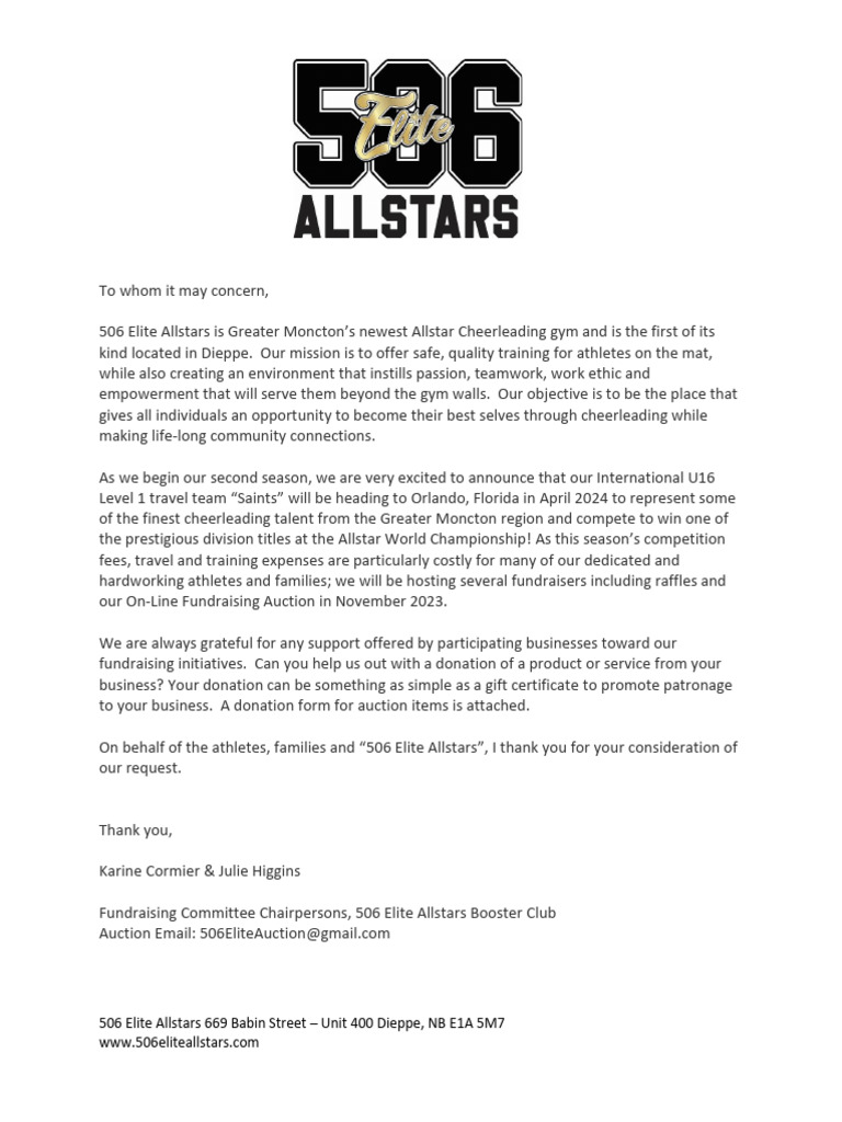 Auction-Letter-2023 | PDF