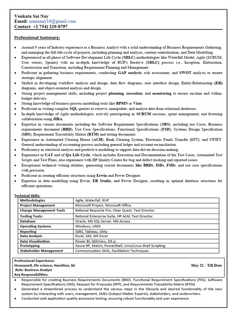 Naina BA Sim | PDF | Software Development Process | Enterprise Resource ...