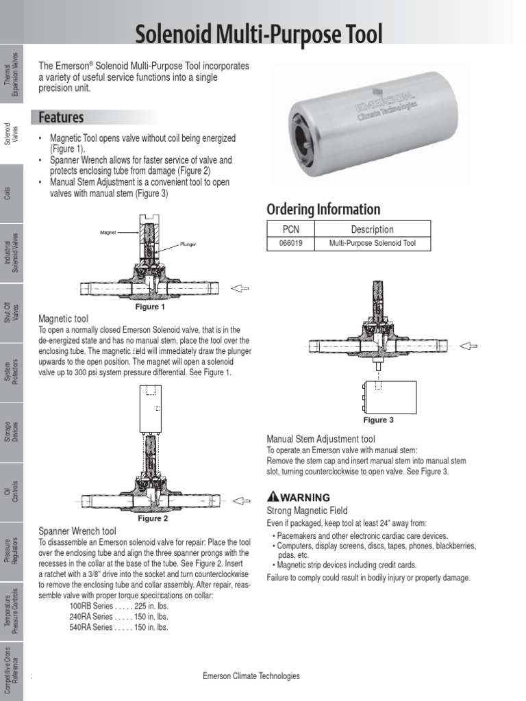 Solenoid Multi-Purpose Tool | PDF | Valve | Vacuum Tube