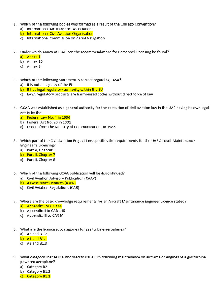 GCAA 10 | PDF | Aviation | Aerospace