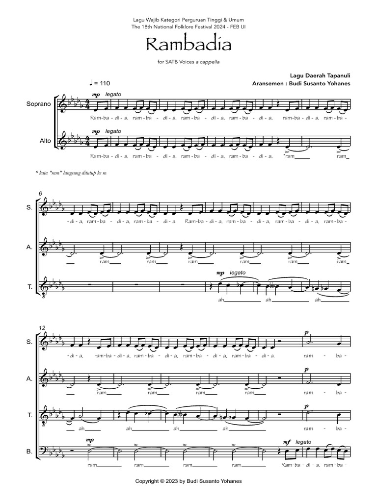 Rambadia - Kategori Perguruan Tinggi NFF FEB UI 2024 | PDF