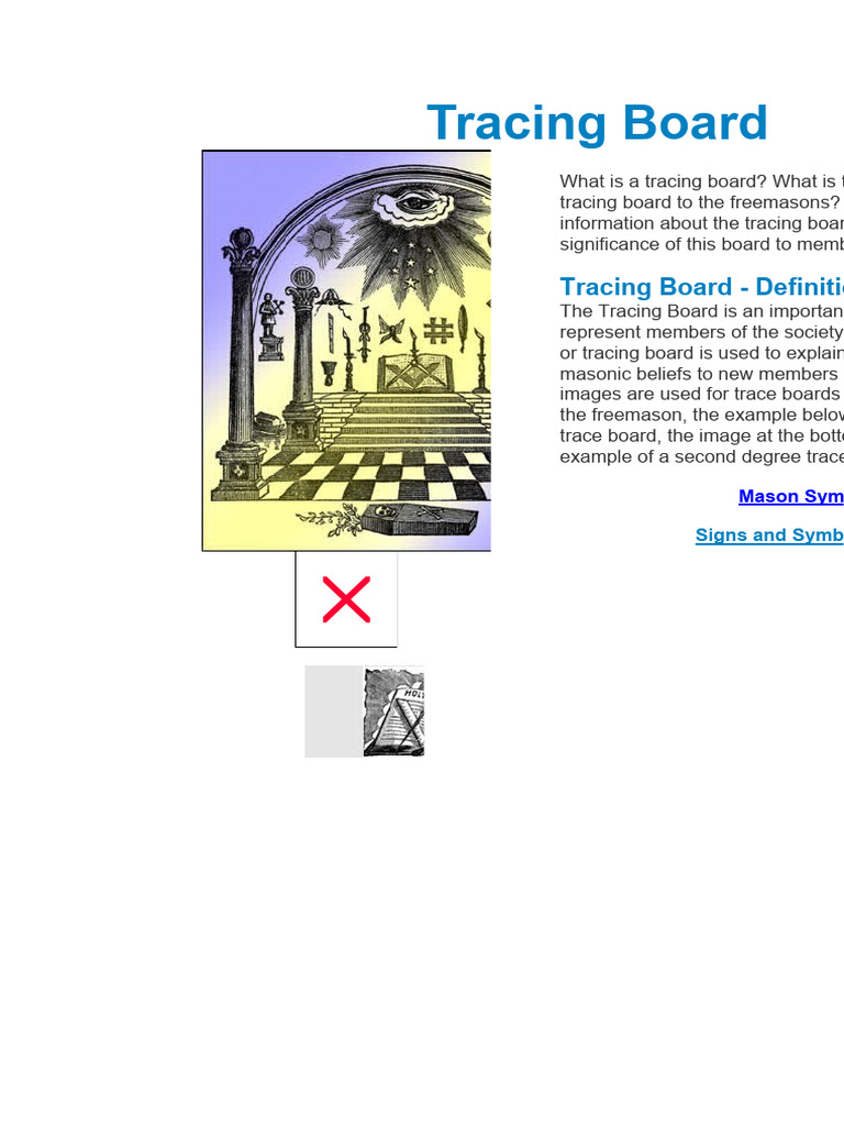 Understanding Masonic Tracing Boards | PDF | Freemasonry | Guild