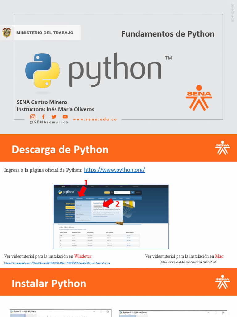 01-Configuración de Python | PDF | Negocios | Informática