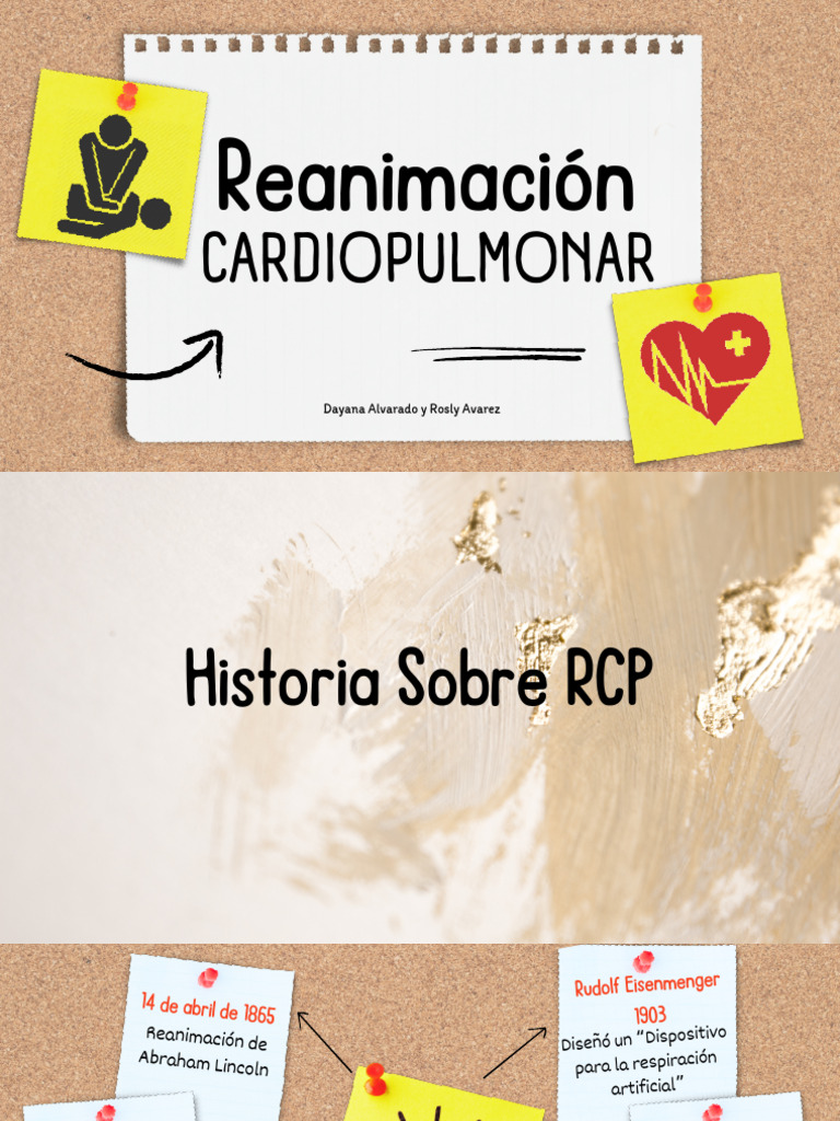 Presentación RCP | PDF | Reanimación cardiopulmonar | Medicina Interna