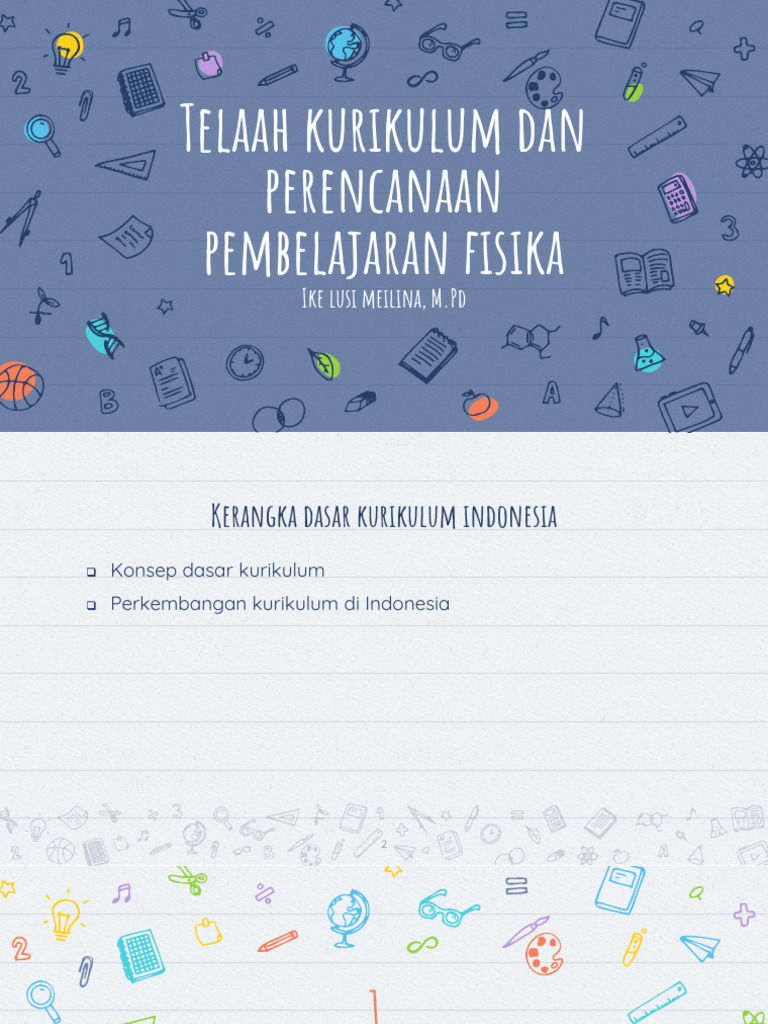 Pert. 2 Konsep Dasar Kurikulum Indonesia | PDF