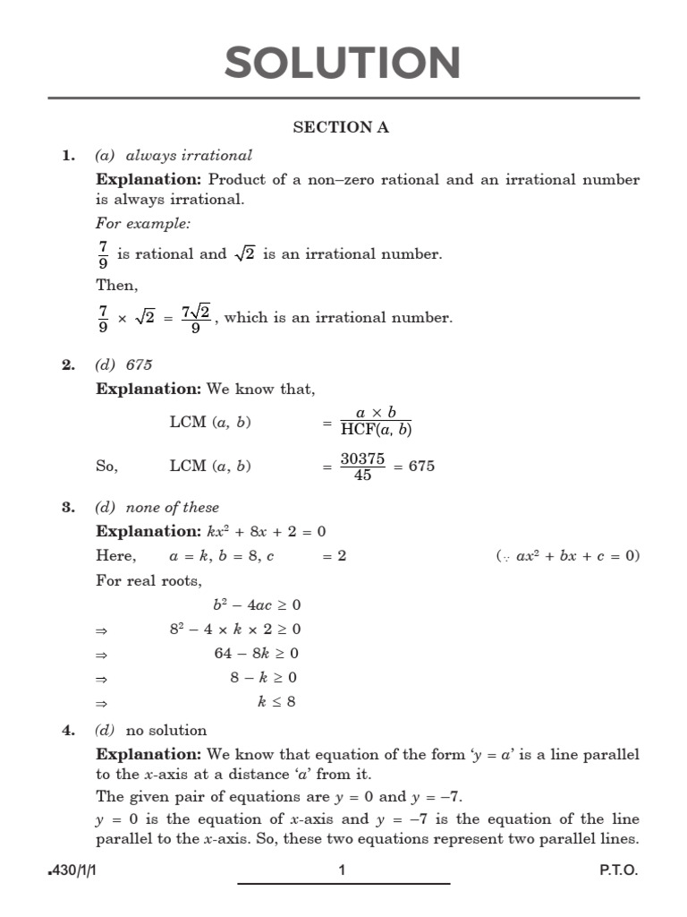 Class X Maths (B) 23-24 Pre-Board Sol | Download Free PDF | Sphere | Trigonometric Functions