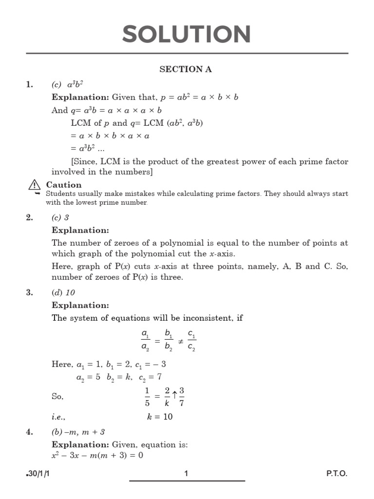Math Solutions and Explanations | PDF | Circle | Area