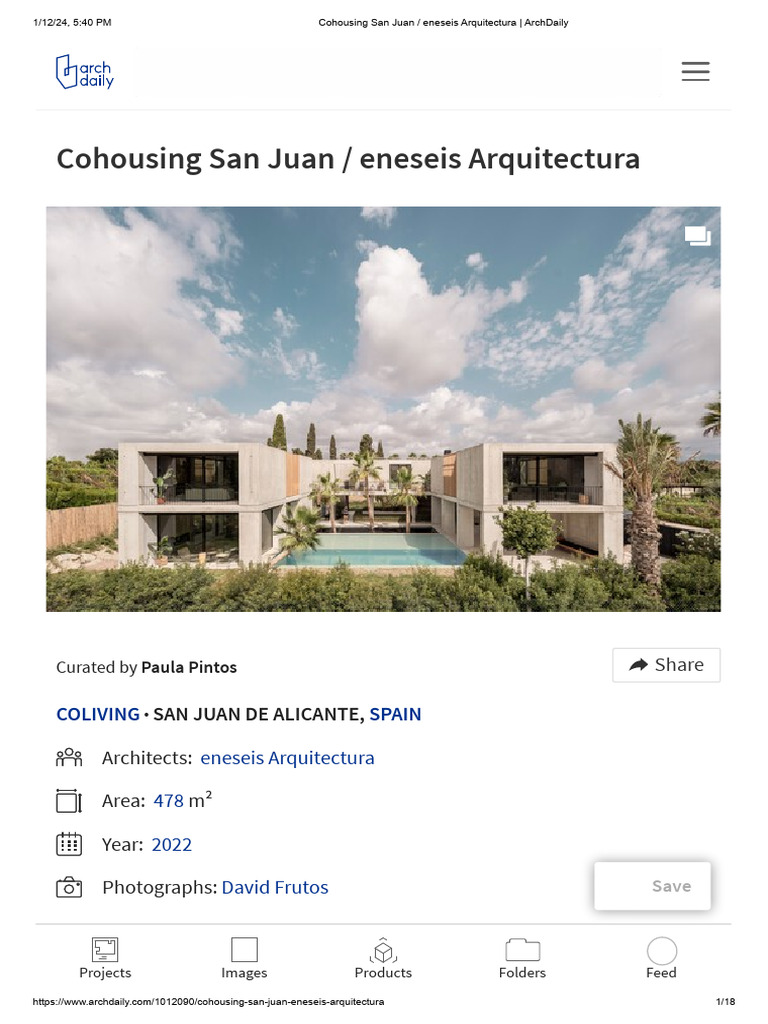 Cohousing San Juan - Eneseis Arquitectura - ArchDaily | PDF | Building ...