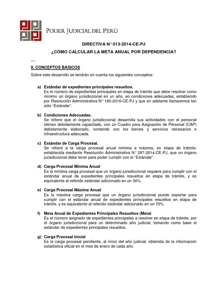 Cómo Calcular Las Metas X OOJJ | PDF | Jurisdicción | Ley procesal
