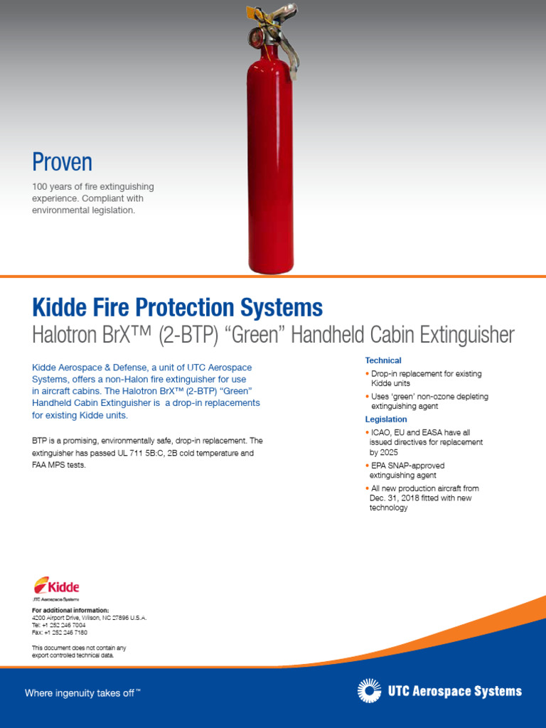 4366 Halotron BRX™ (2-BTP) Green Fire Extinguisher Low-2 | PDF ...