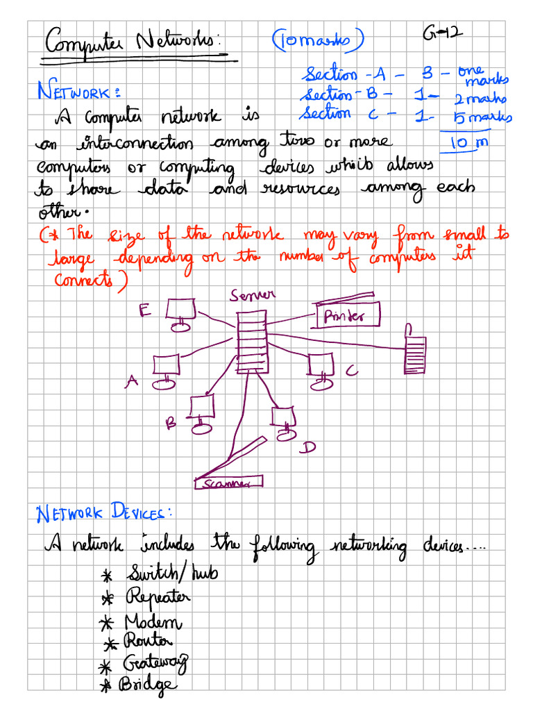 Network Notes One | PDF