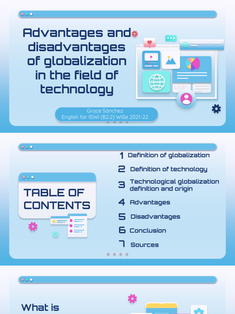 Advantages and Disadvantages of Globalization in The Field of | PDF