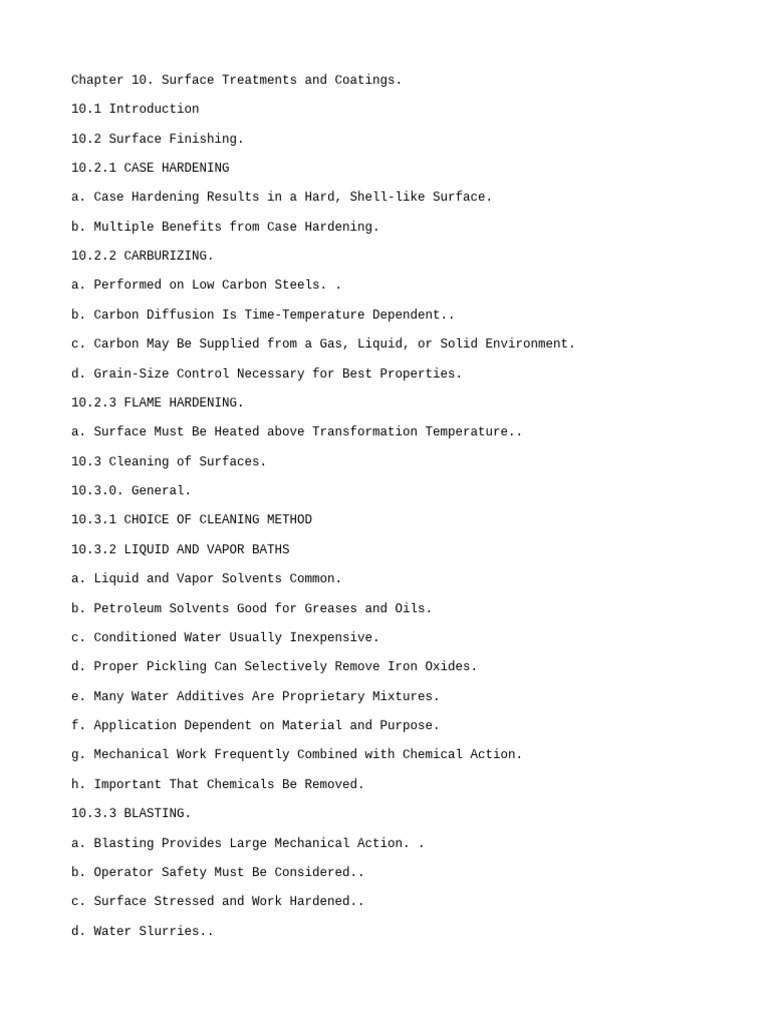 Surface Treatments & Coatings Guide | PDF | Corrosion | Paint