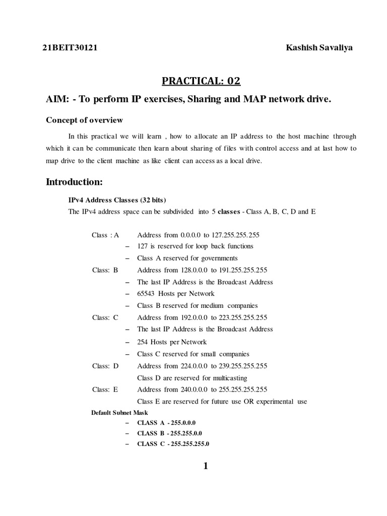 DCNprac2 | PDF | Ip Address | Computer Network