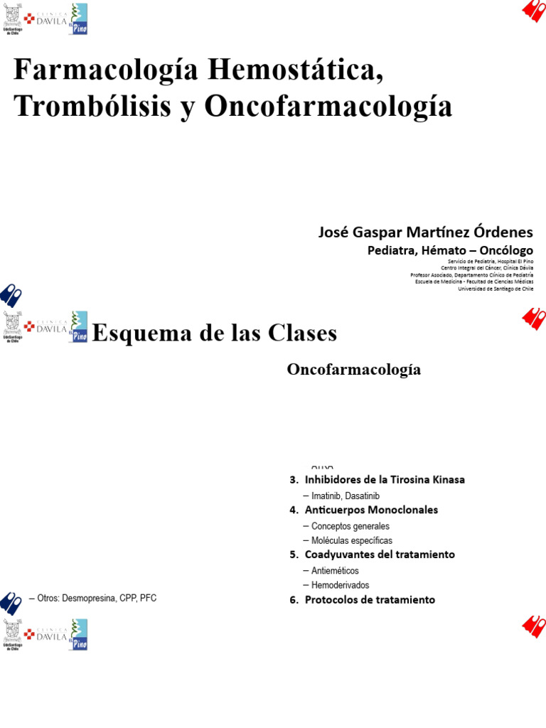 Fmco Coag y Onco IV | PDF | Tirosina quinasa | Quimioterapia