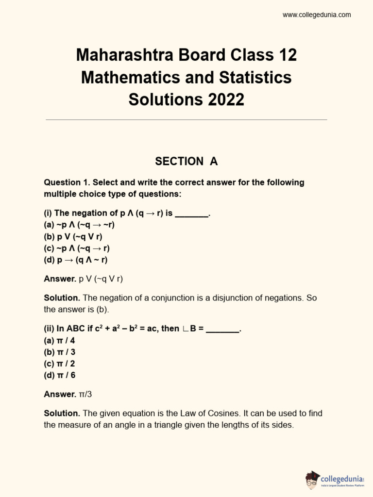 Mathematics 2022 | PDF