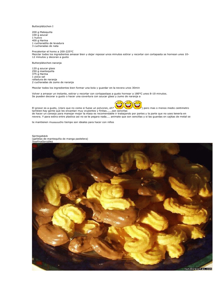 Galletas Alemanas | PDF