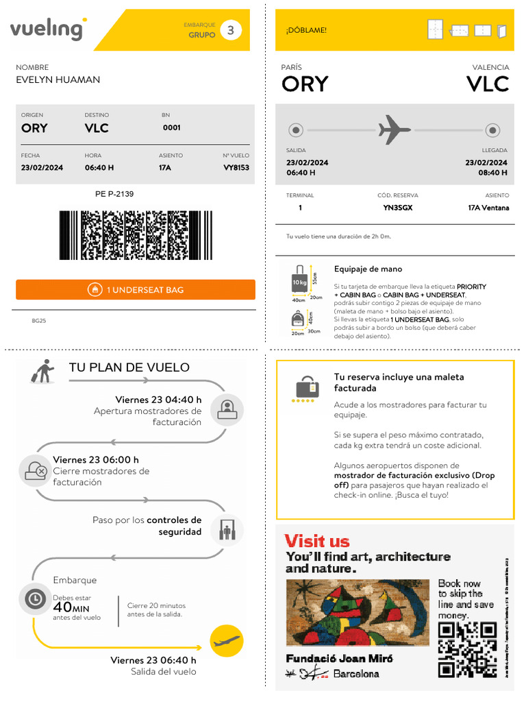Tarjetas de Embarque | PDF | Aviación | Transporte