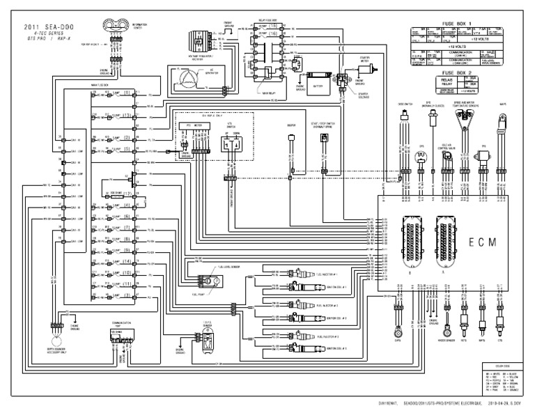 2011 GTS Pro RXP-X Wiring Diagram | PDF