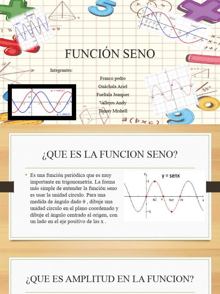 Función Seno | PDF | Función (Matemáticas) | Trigonometría