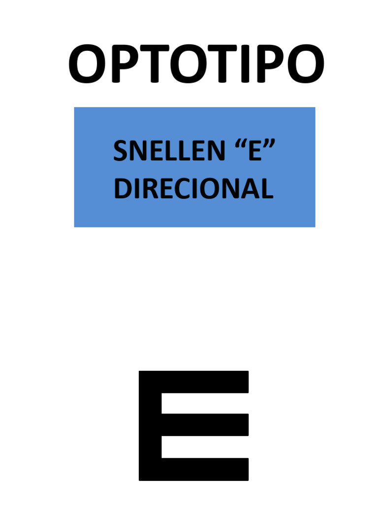 Tabelas de Optotipo[1] | PDF