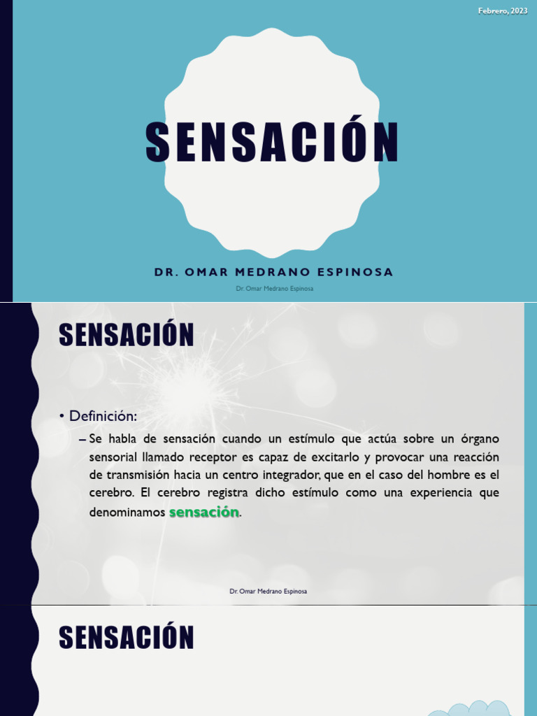 Clase 2 | PDF | Sentidos | Percepción