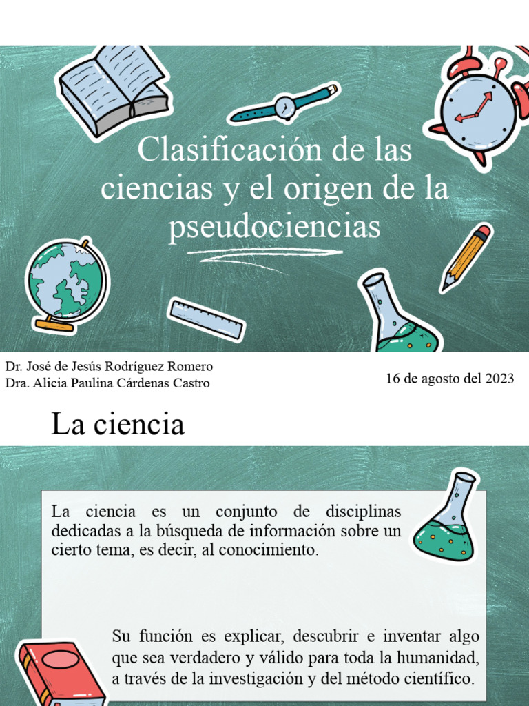 Clasificación de Las Ciencias | PDF | Science | Pseudociencia