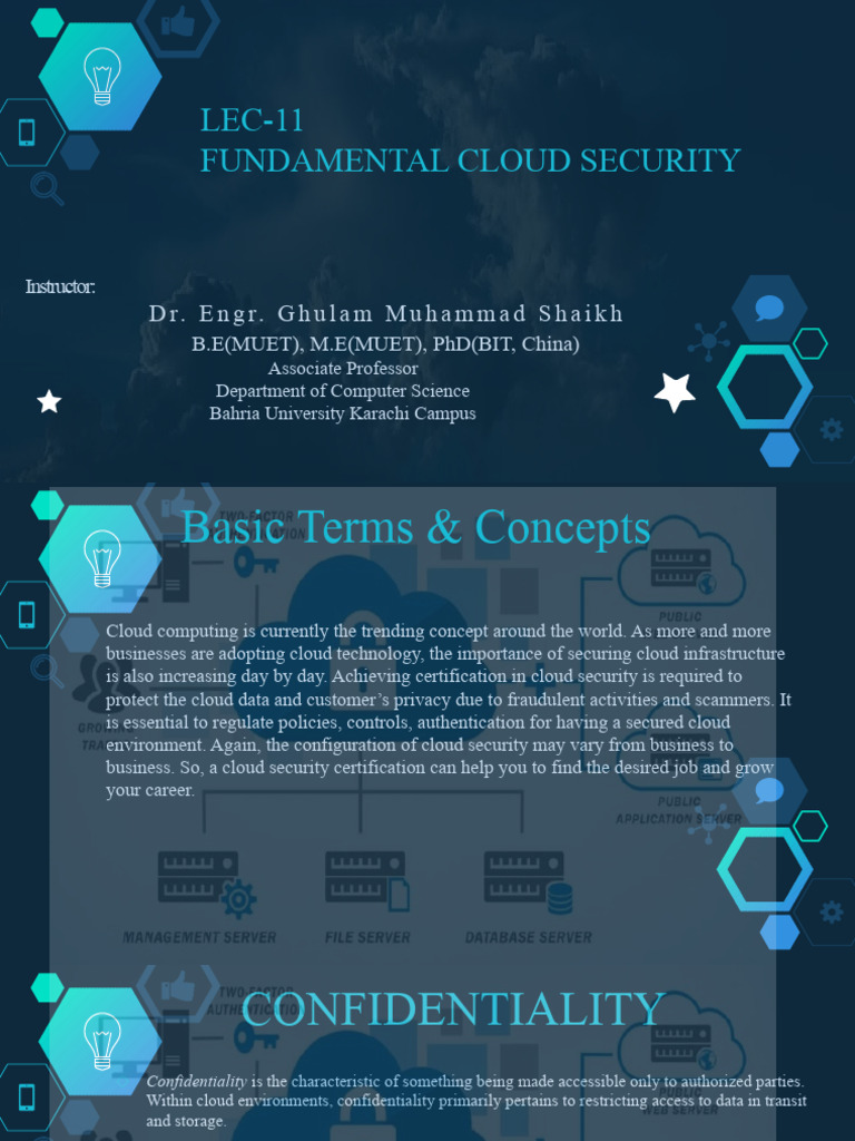 Lec 09 Fundamental Cloud Security 1 F23 01012024 020300pm | Download Free PDF | Cloud Computing ...