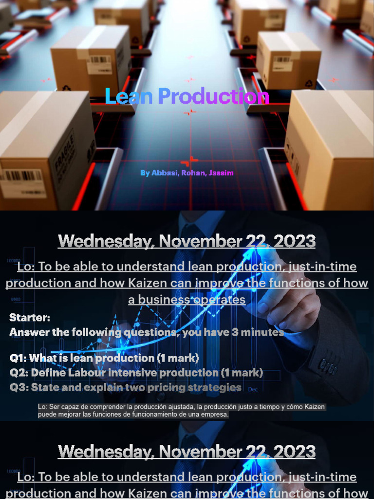 Lean Production-Business | PDF | Lean Manufacturing | Business