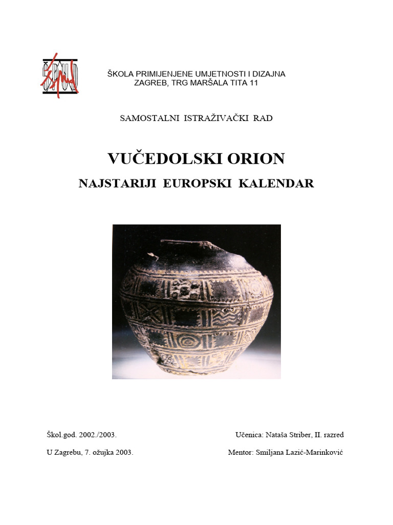 Vucedolski Orion | PDF