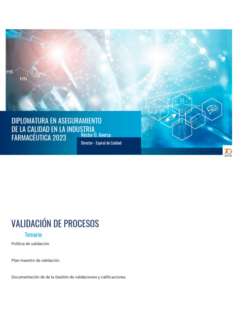 Politica de Validacion - PMV - Doc de Validaciones y Calificaciones | PDF | Calidad (comercial ...